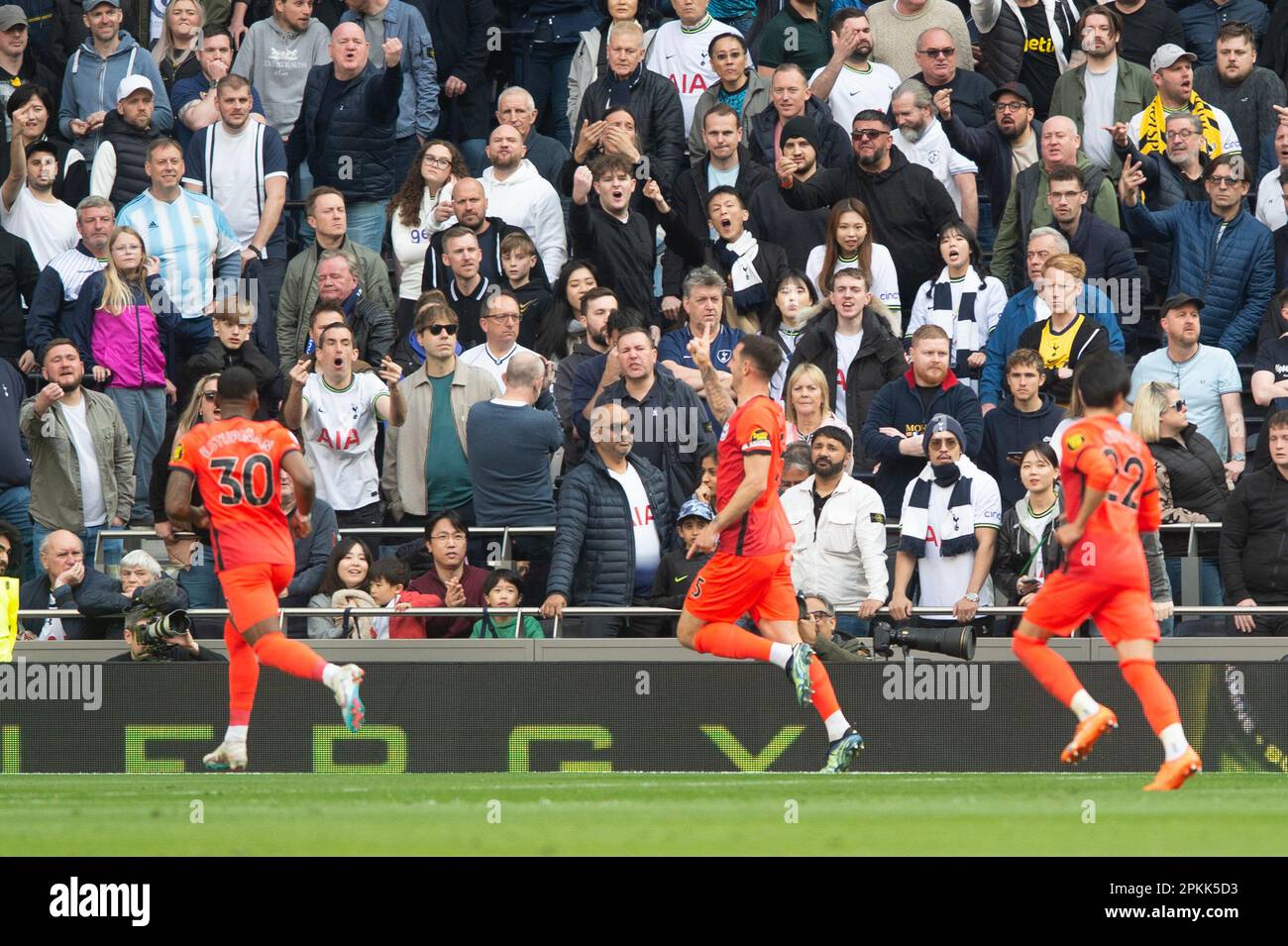 London, UK. 08th Apr, 2023. Lewis Dunk of Brighton & Hove Albion ...