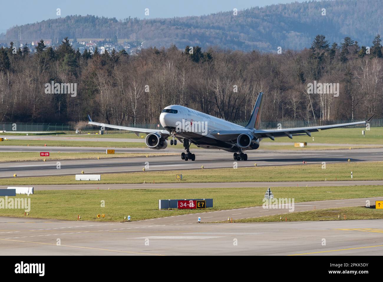 Zurich, Switzerland, January 2, 2023 Air Canada Airbus A330-343 ...