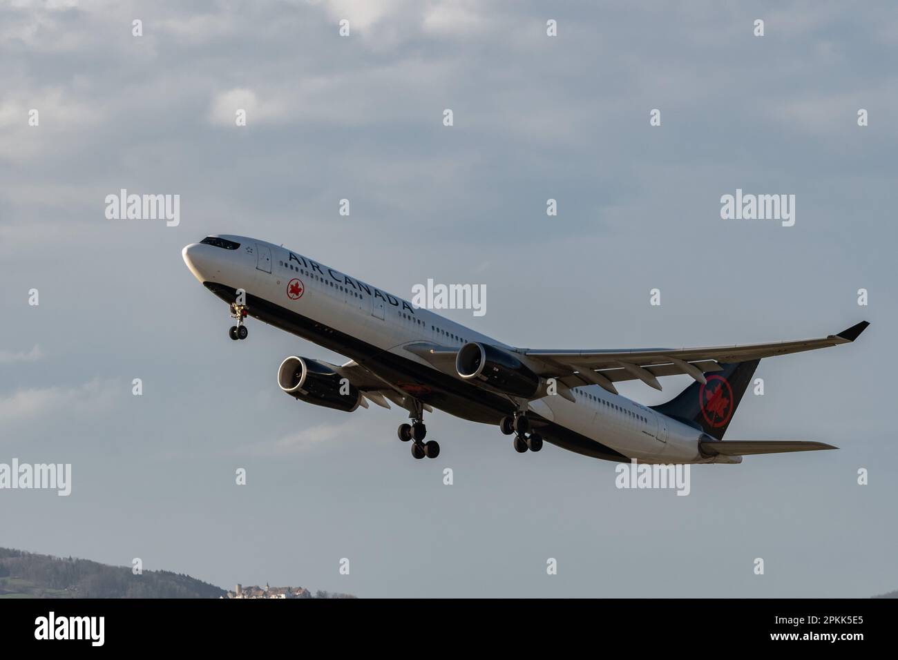 Zurich, Switzerland, January 2, 2023 Air Canada Airbus A330-343 ...