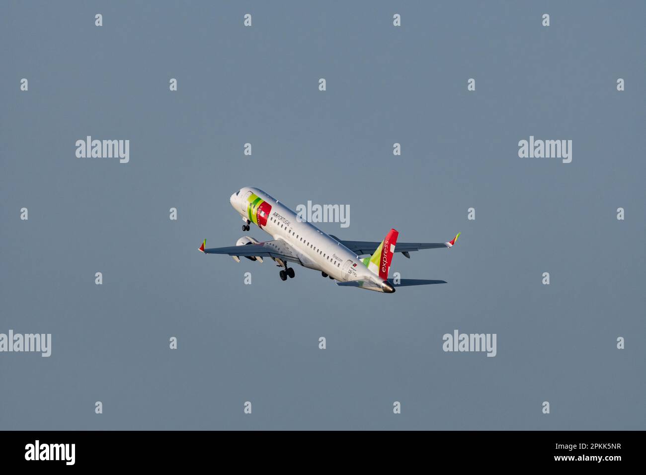 Zurich, Switzerland, January 2, 2023 TAP Air Portugal Embraer E190LR ...