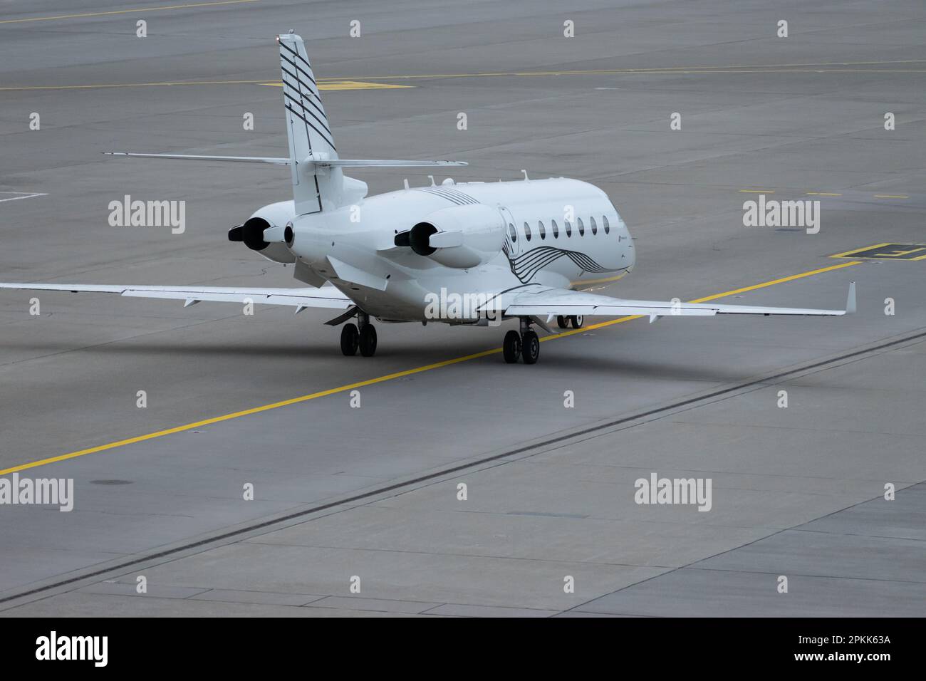 Zurich, Switzerland, January 2, 2023 Gulfstream G200 business aircraft ...