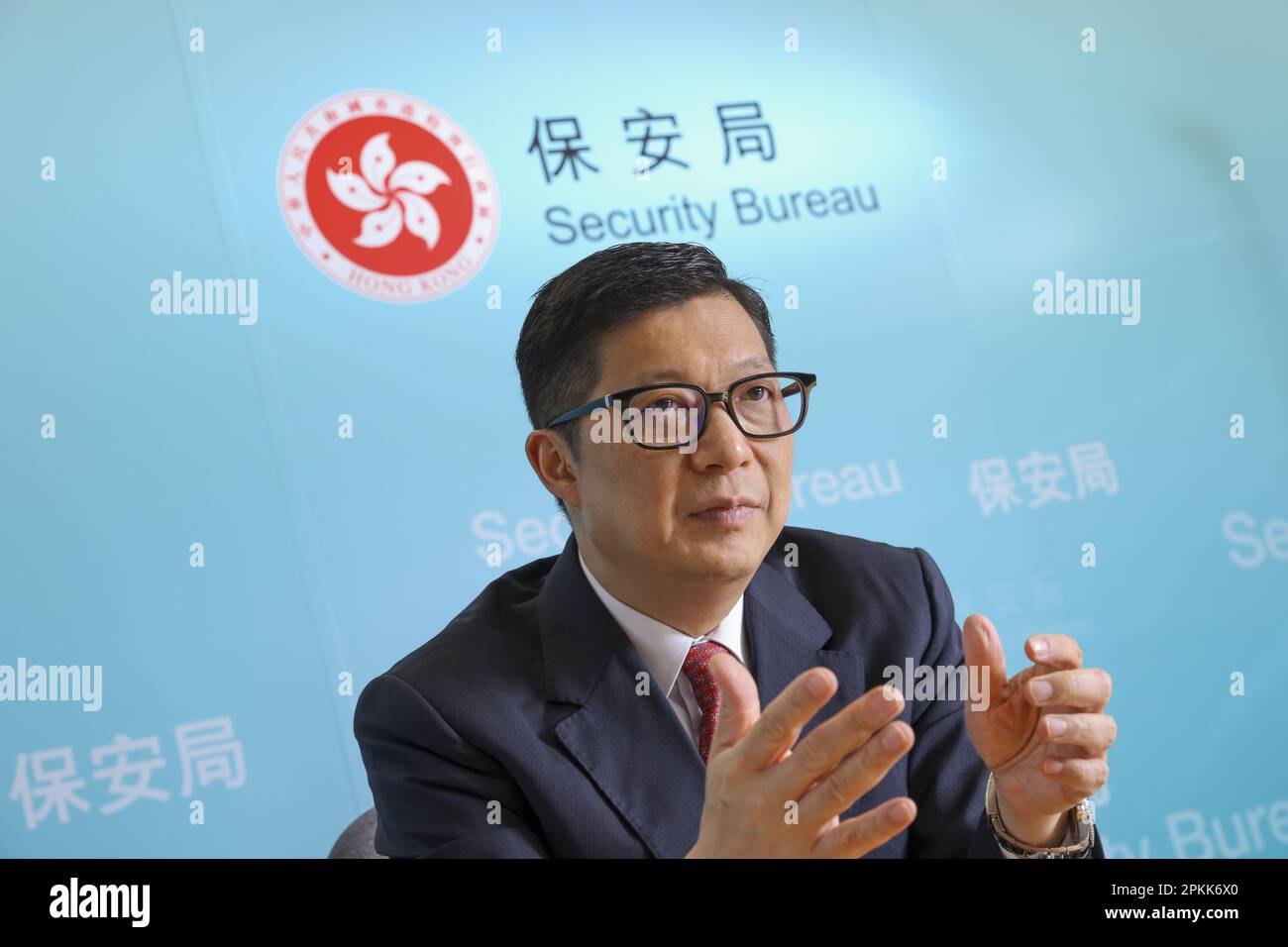 Chris Tang Ping-keung, Secretary for Security, at Central Government ...