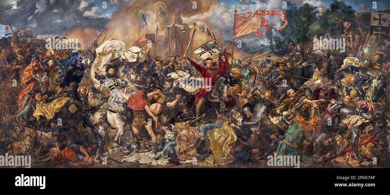 The Battle of Grunwald 1878 by Jan Matejko Stock Photo - Alamy