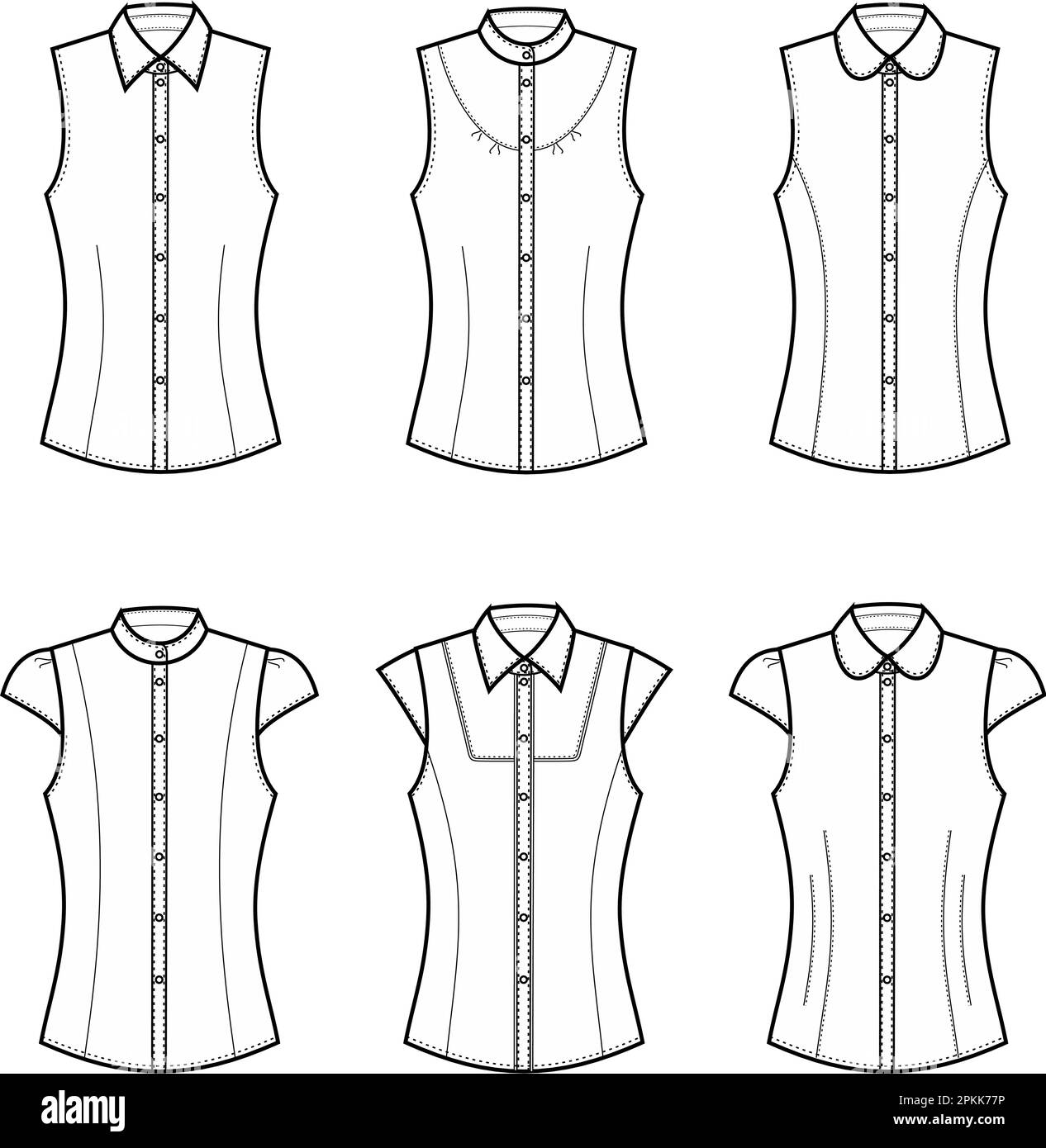 Woman white blouse back Stock Vector Images - Alamy