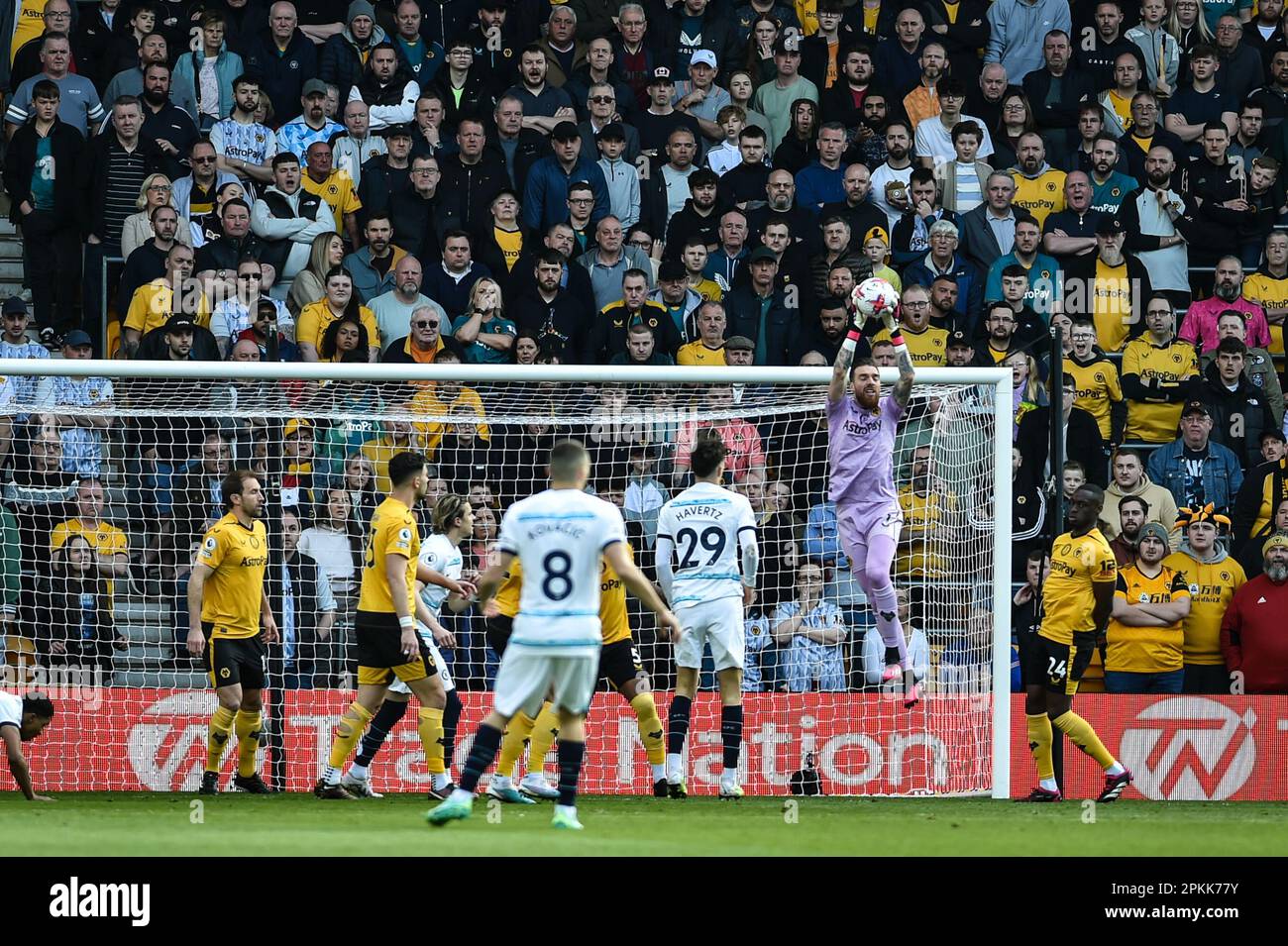 8th April 2023; Molineux Stadium, Wolverhampton, West Midlands, England; Premier League Football ...