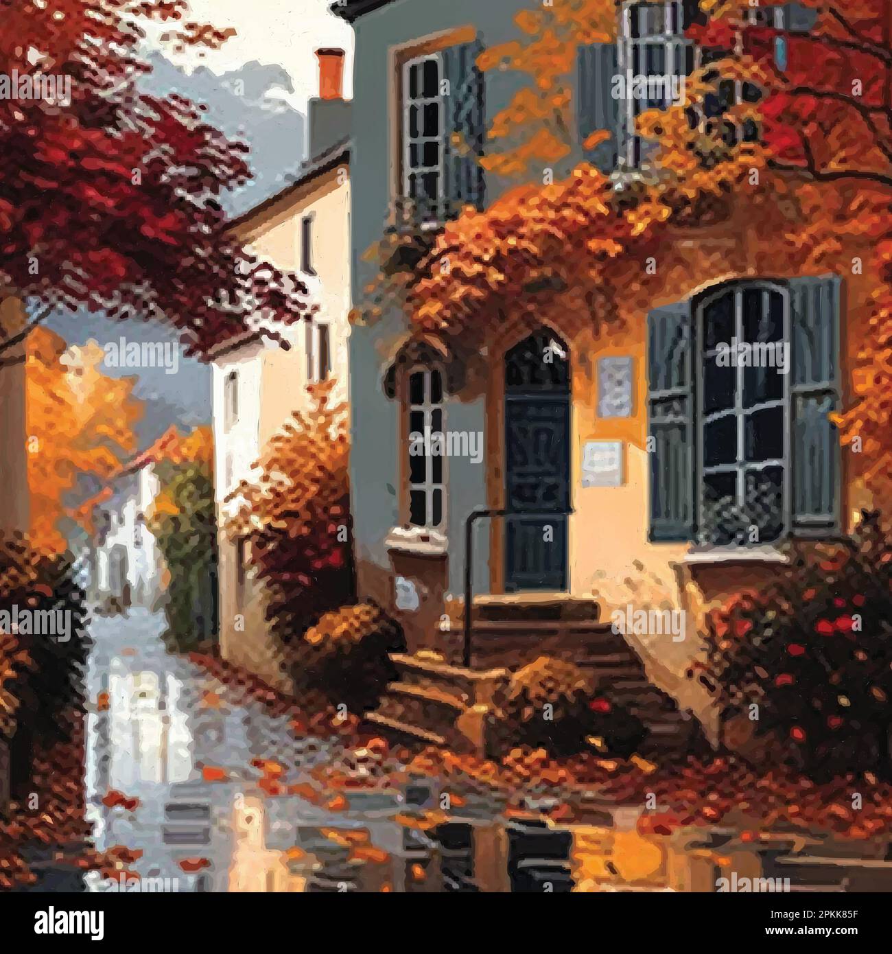 Village picnic Stock Vector Images - Alamy