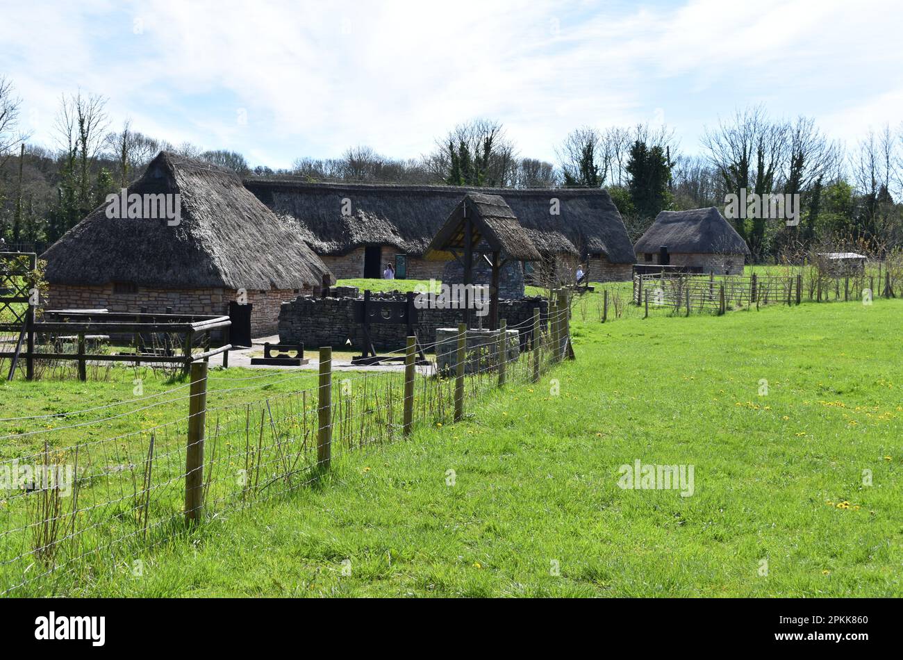 Cosmeston medieval village hi-res stock photography and images - Alamy