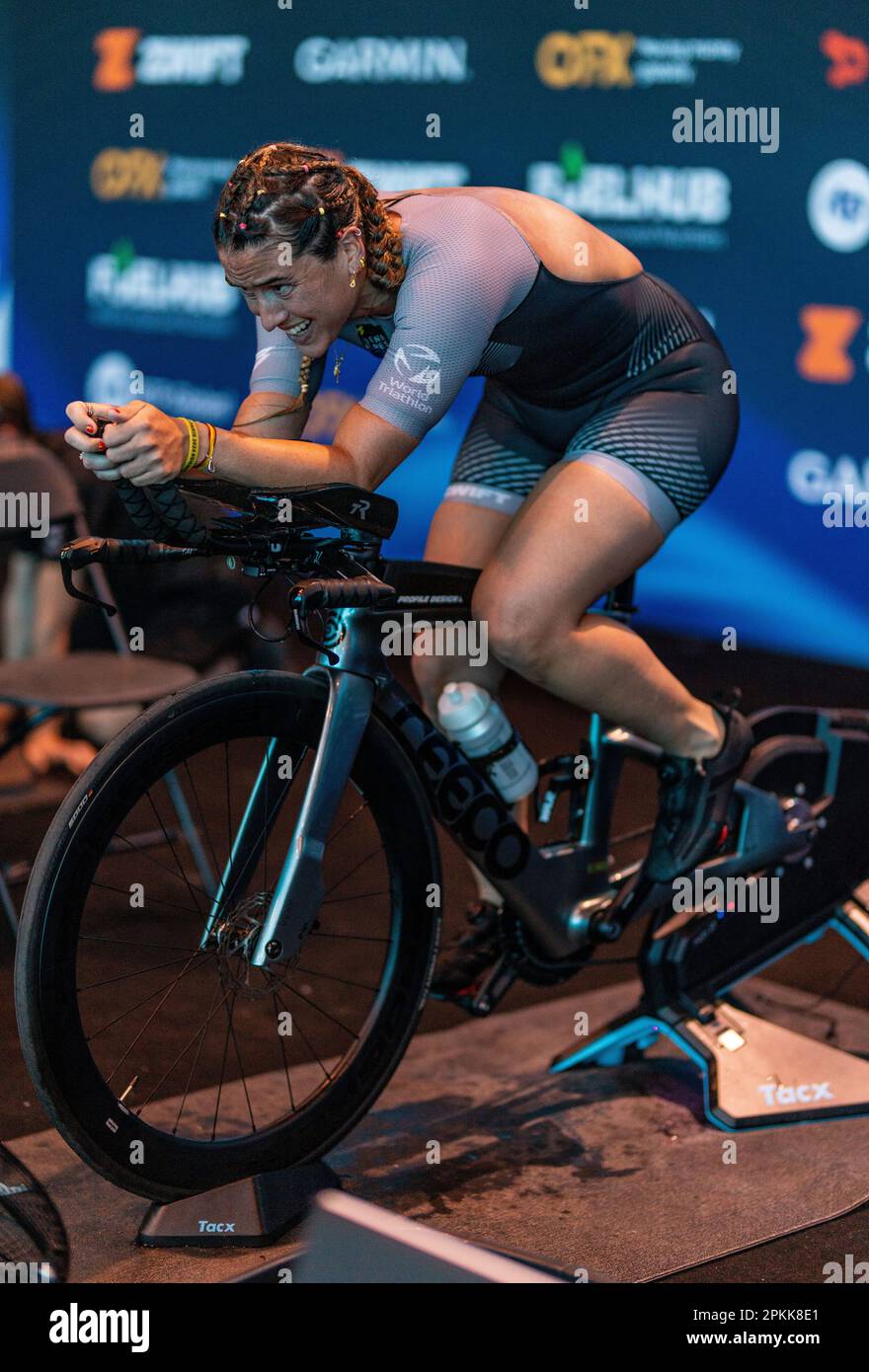 Spain’s Marta Frances in action during her Para Triathlon race during ...