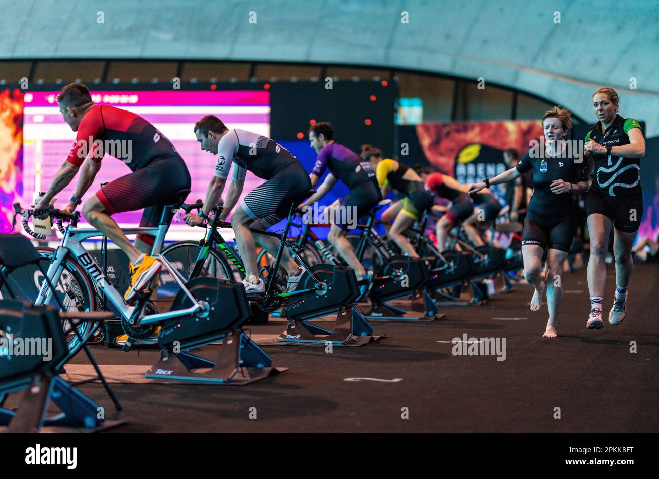 Ireland’s Chloe Maccombe in action during her Para Triathlon race ...