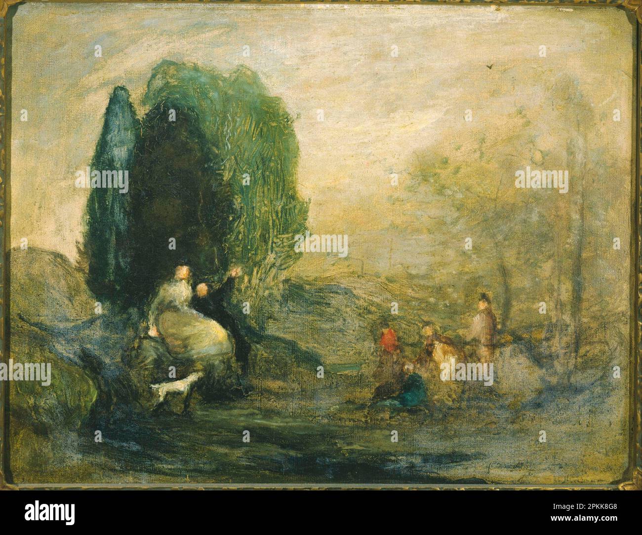 The Skylark Unknown date by Robert Loftin Newman Stock Photo - Alamy