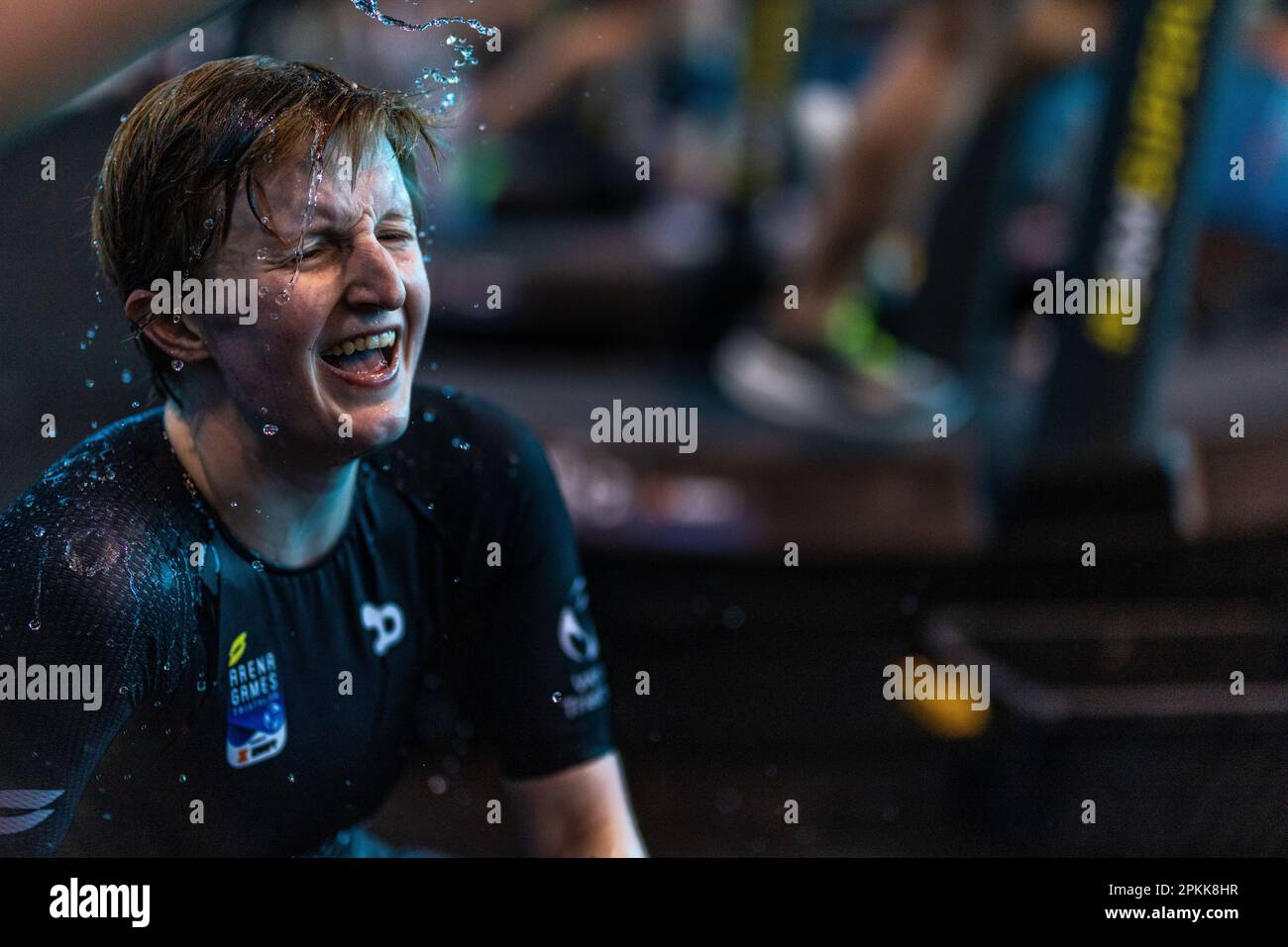 Ireland’s Chloe Maccombe after finishing her Para Triathlon race during ...