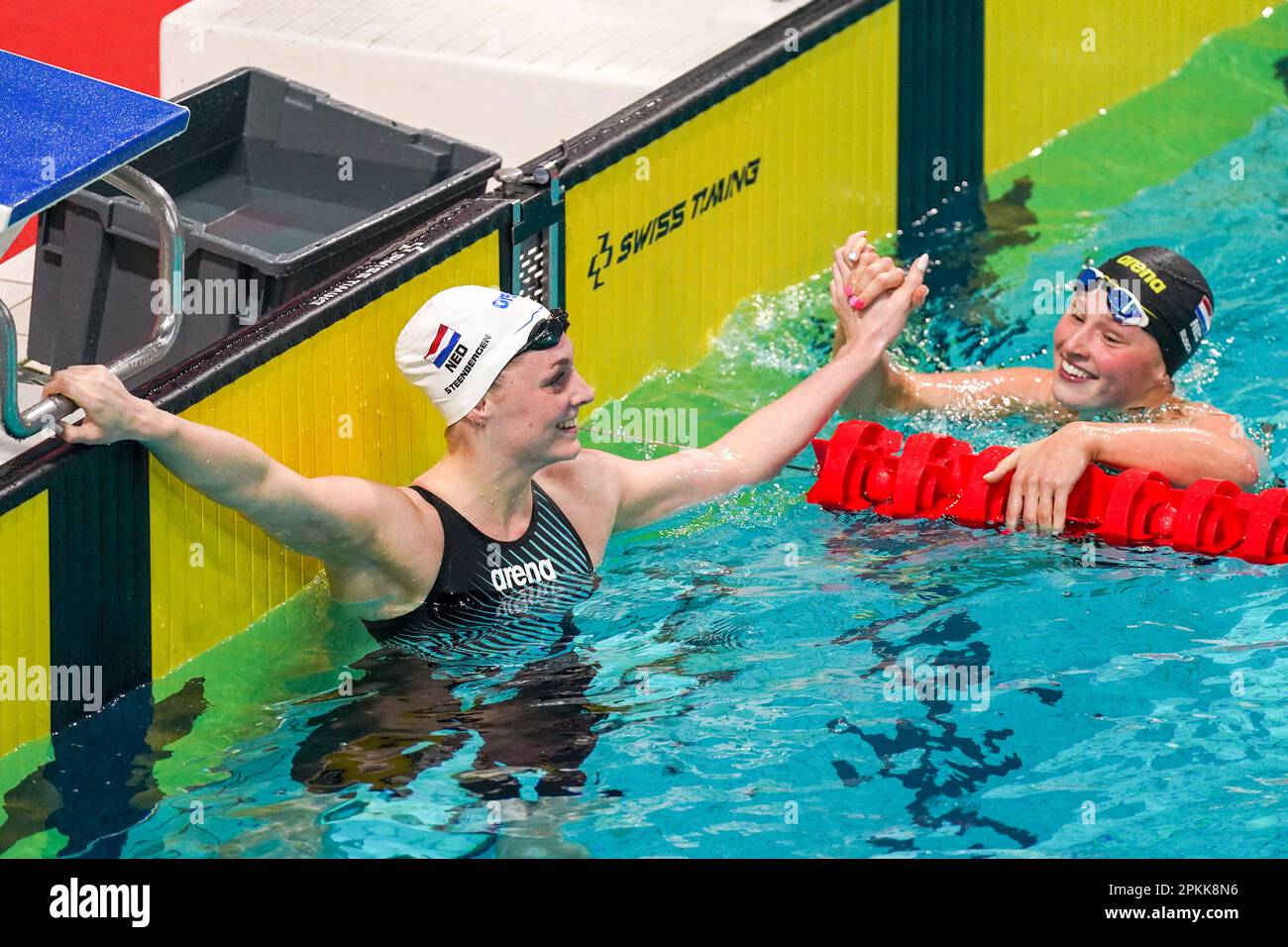 EINDHOVEN, NETHERLANDS - APRIL 8: Marrit Steenbergen of the Netherlands ...