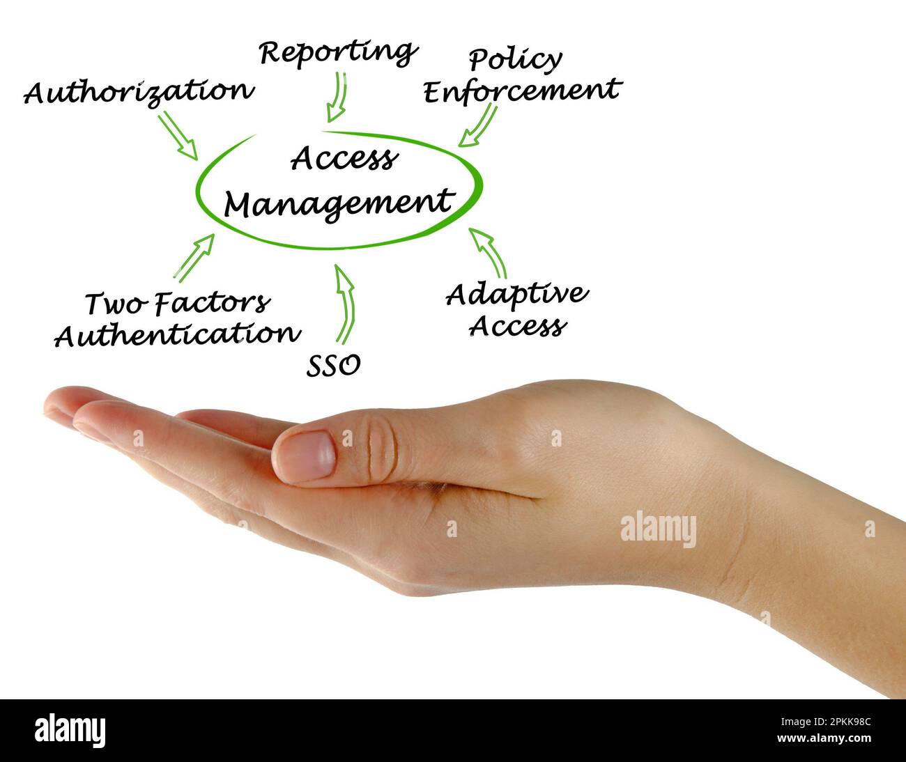 Six Components of Access Management Stock Photo - Alamy