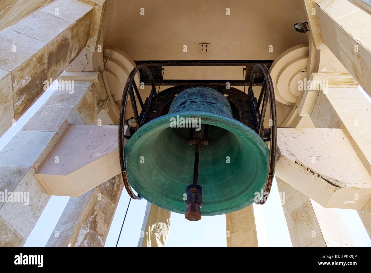 Valletta, Malta. 24th Mar, 2023. The war memorial with its bell in ...