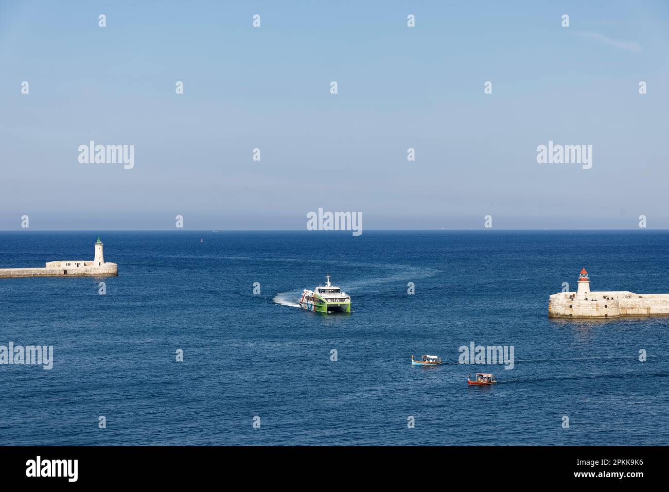 Valletta, Malta. 26th Mar, 2023. The entrance to the ports of Valletta ...
