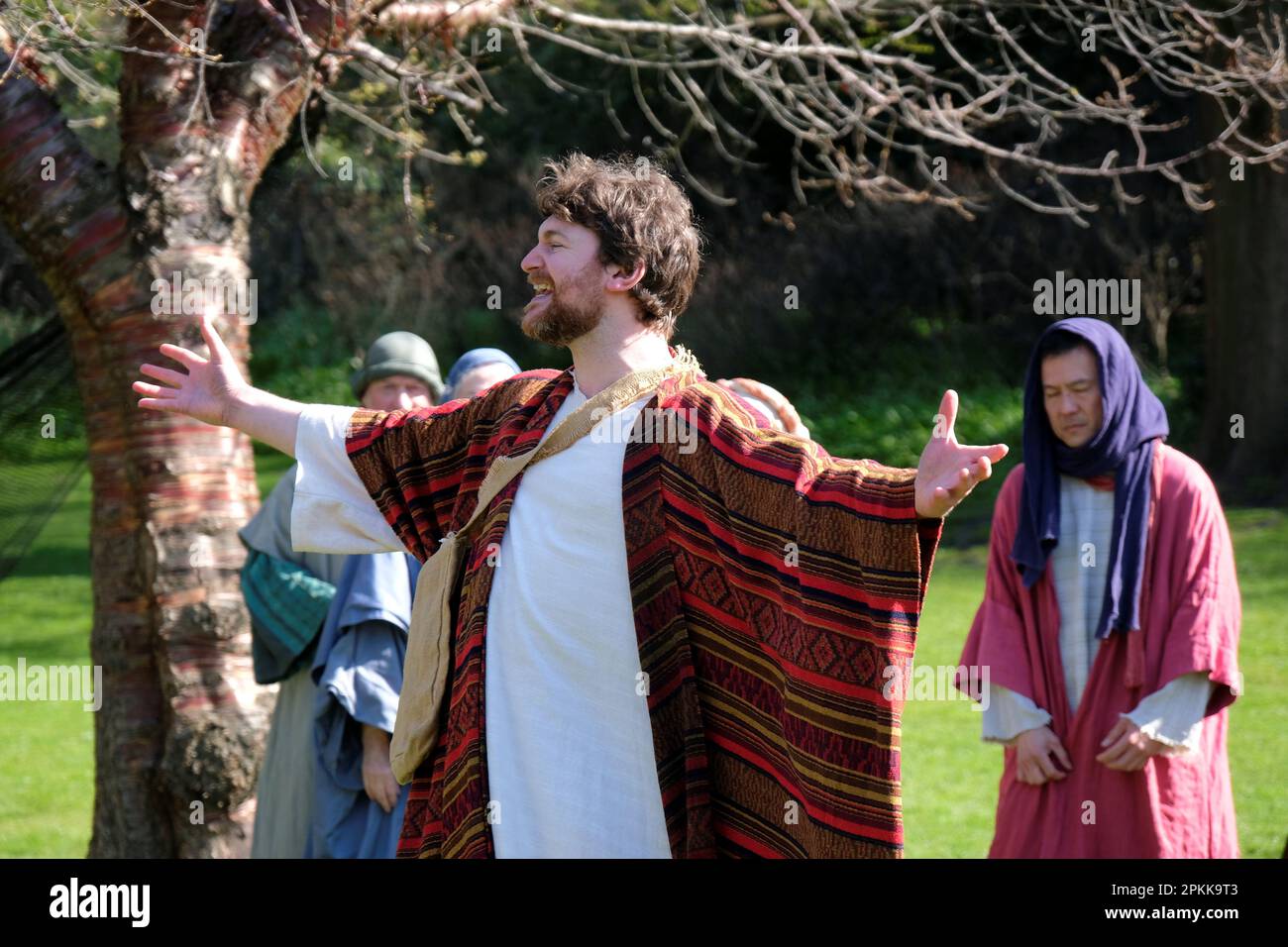 Edinburgh, Scotland, UK. 8th April 2023. Bringing the Easter Story to ...