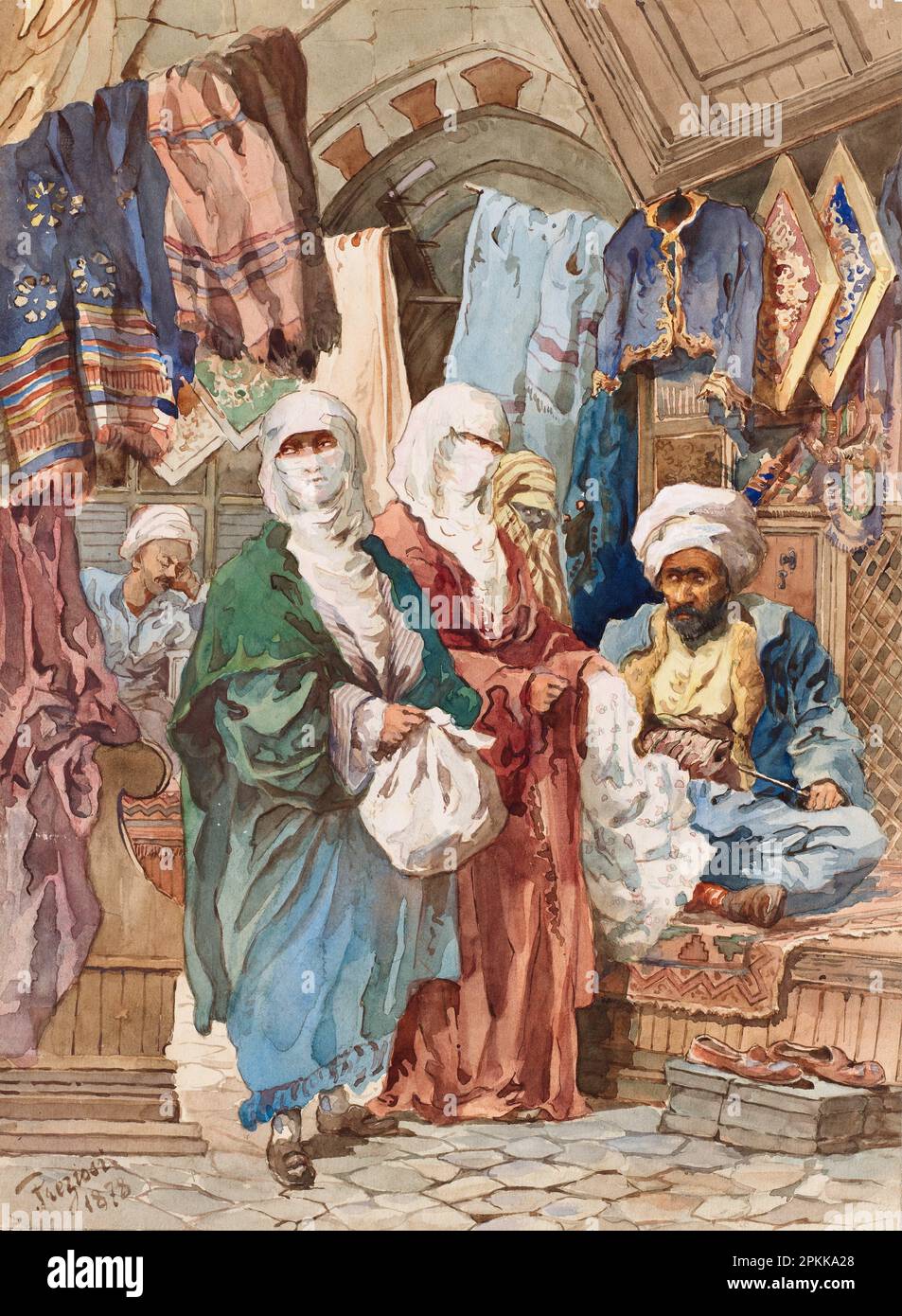 The Silk Bazaar (Second half of the 19th Century - Late 19th Century ...