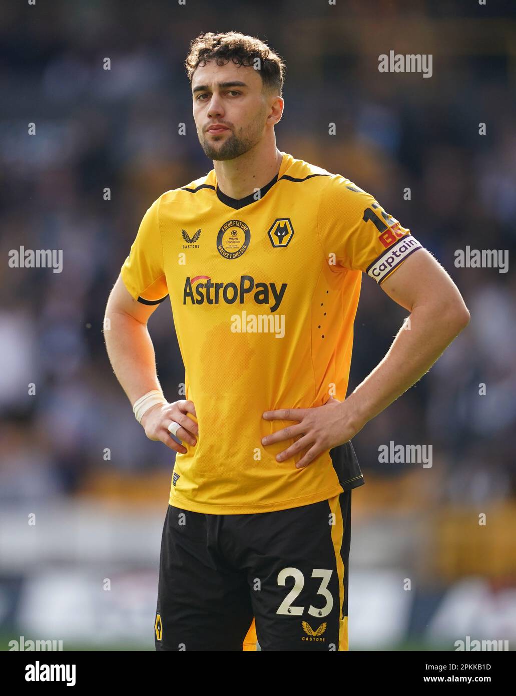 Wolverhampton Wanderers' Max Kilman during the Premier League match at ...