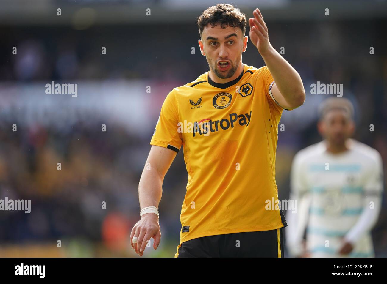 Wolverhampton Wanderers' Max Kilman during the Premier League match at ...