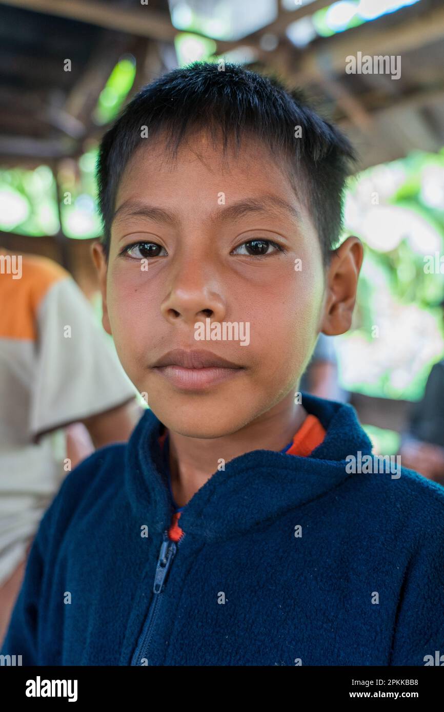 Faces of Peru: Riberenos of the Amazon Stock Photo - Alamy