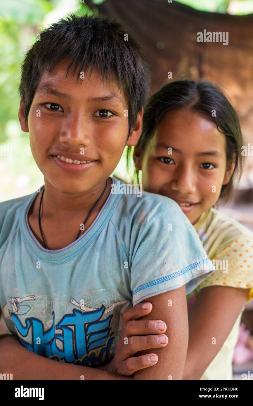 Faces of Peru: Life on the Amazon Stock Photo - Alamy
