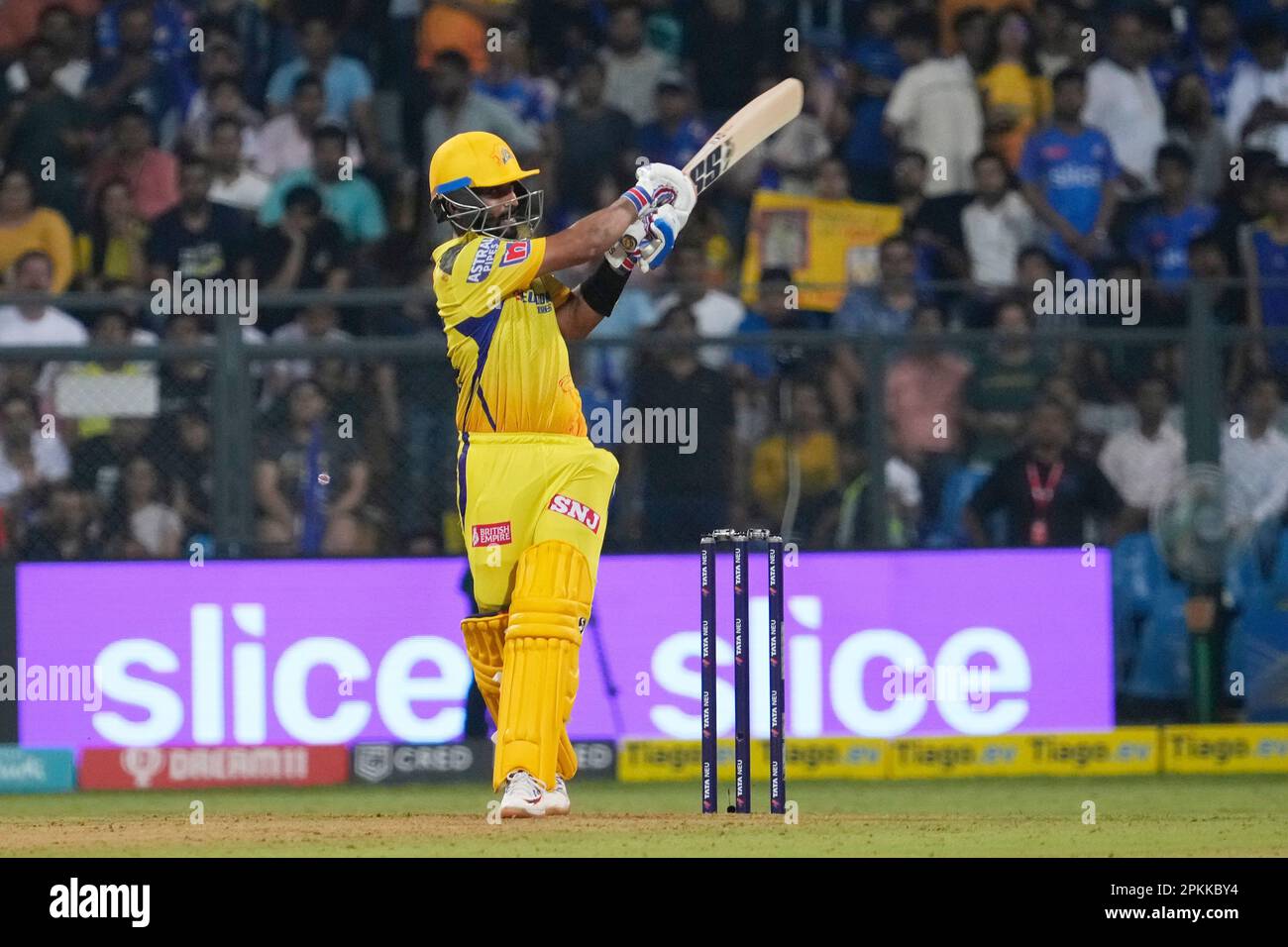 Chennai Super Kings' Ajinkya Rahane bats during the Indian Premier ...
