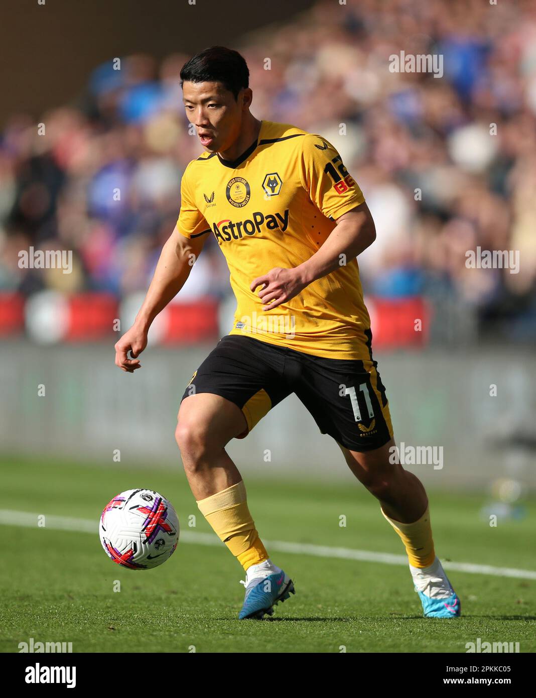 Wolverhampton Wanderers' Hwang Hee-chan during the Premier League match ...