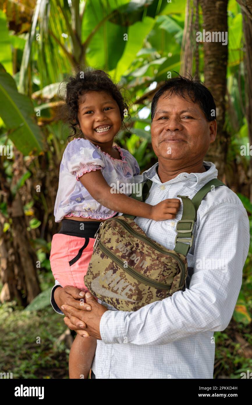 Faces of Peru: Life on the Amazon Stock Photo - Alamy