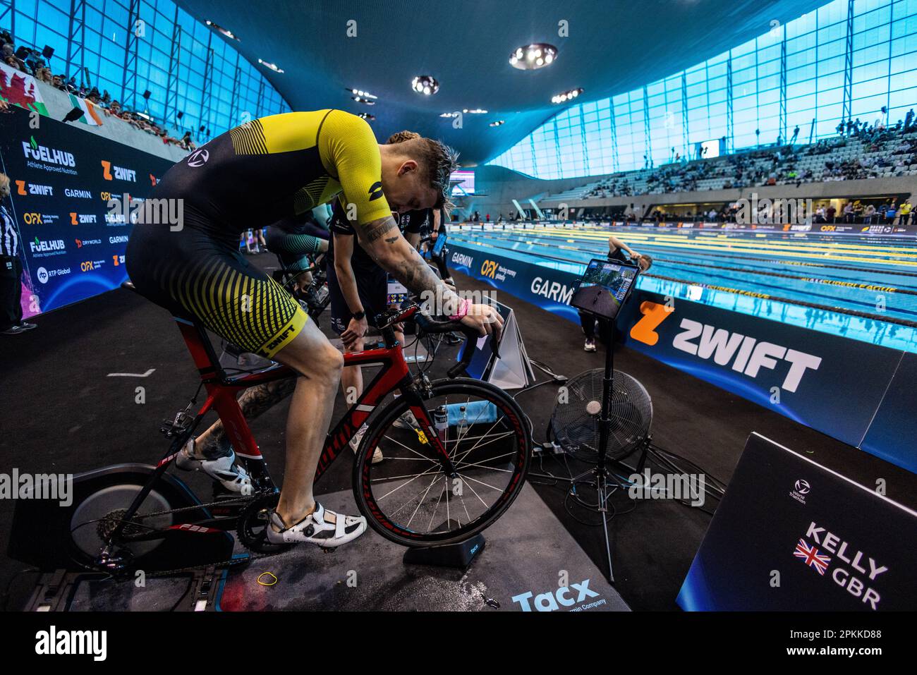 Great Britain’s Oscar Kelly during his Para Triathlon race during the ...