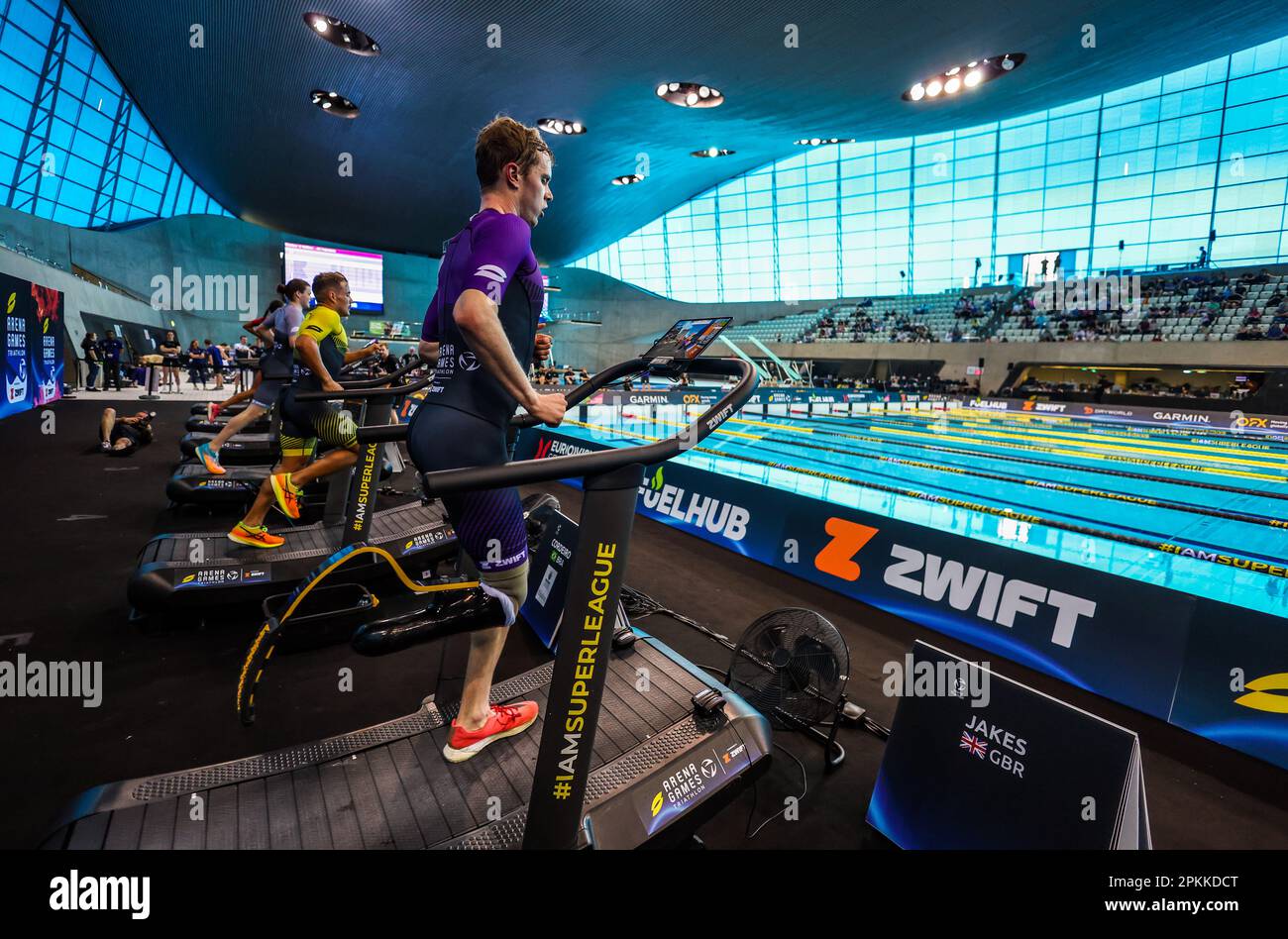 Great Britain’s Finley Jakes during his Para Triathlon race during the ...