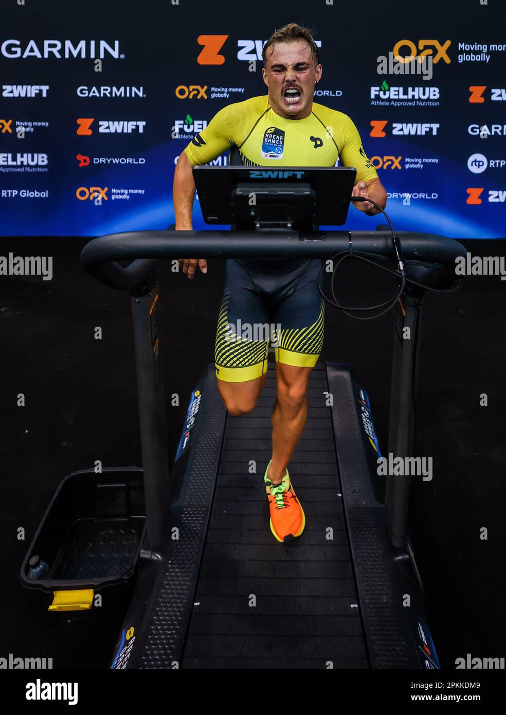 Brazil’s Ronan Cordeiro during his Para Triathlon race during the Arena ...