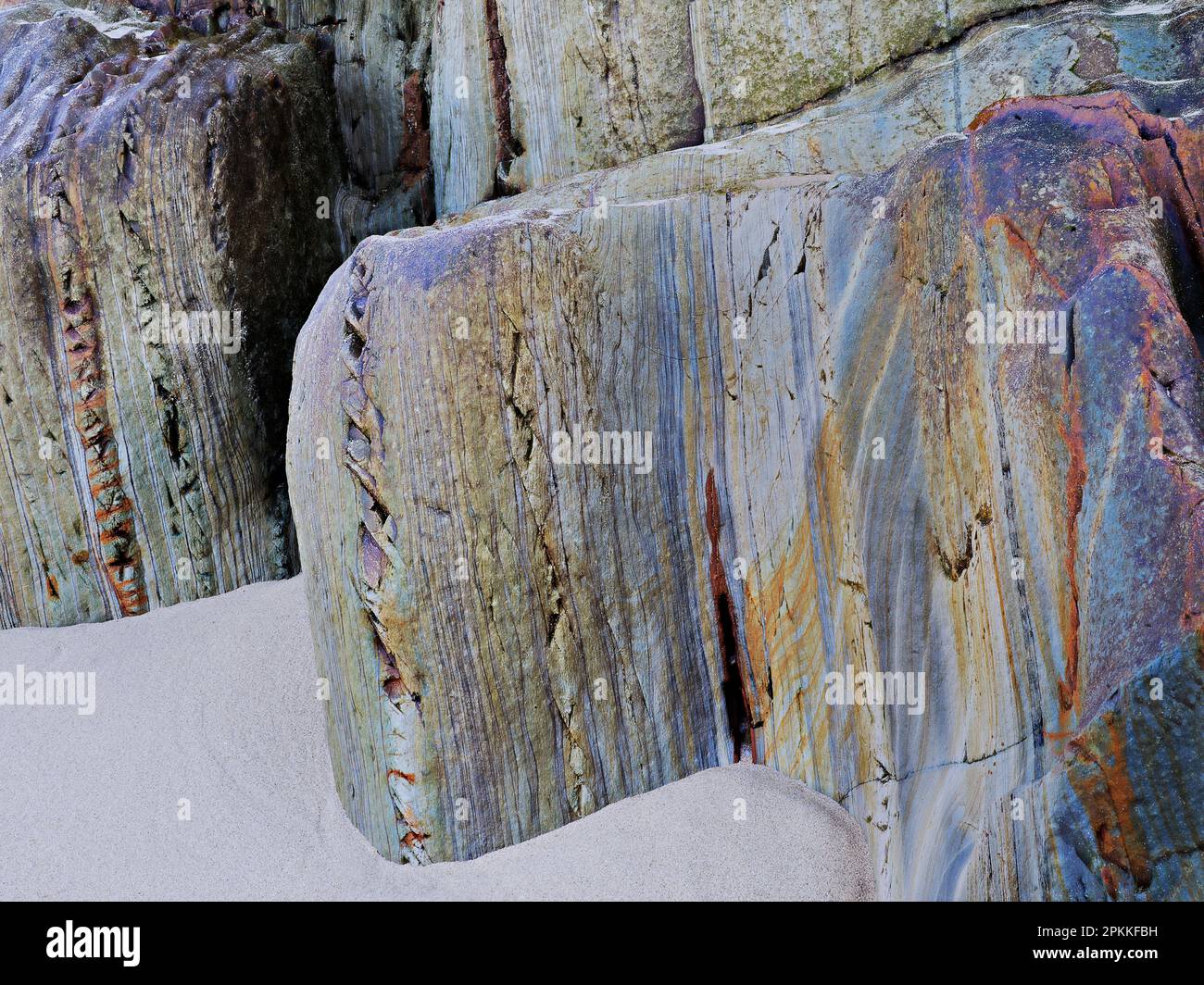 Beach with colored stones hi-res stock photography and images - Alamy