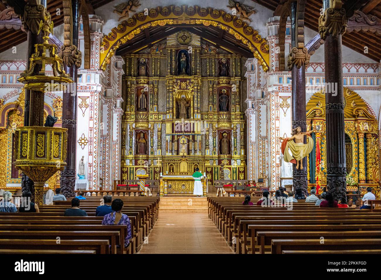 Interior of the San Ignacio de Velasco Mission, Jesuit Missions of ...