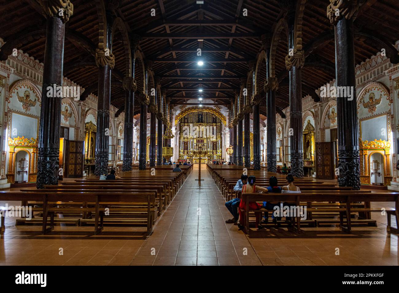 Interior of the San Ignacio de Velasco Mission, Jesuit Missions of ...