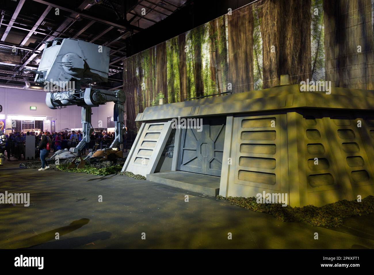 Endor bunker set at Star Wars Celebration 2023 Stock Photo - Alamy