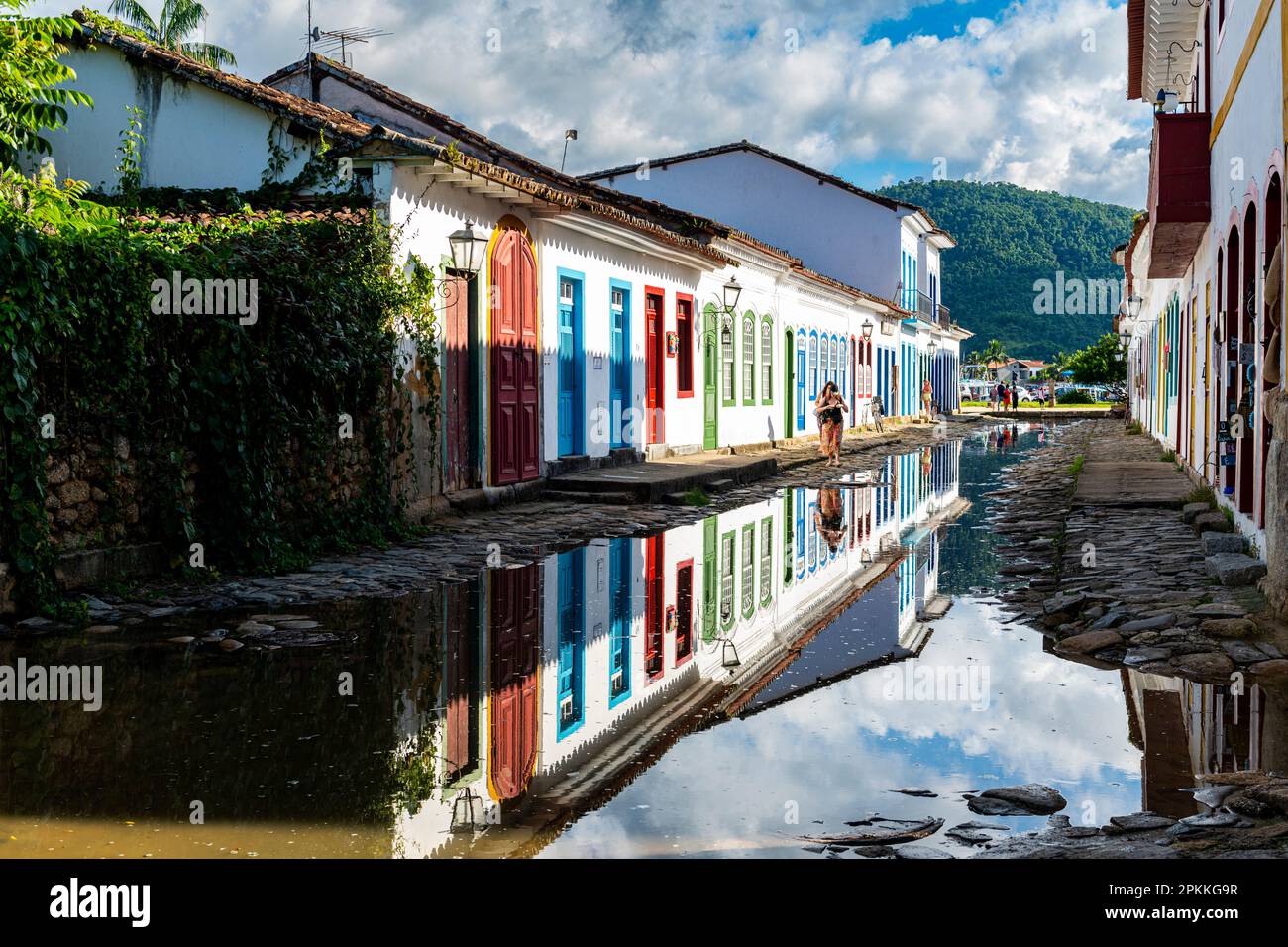 Colonial buildings, Paraty, UNESCO World Heritage Site, Brazil, South ...