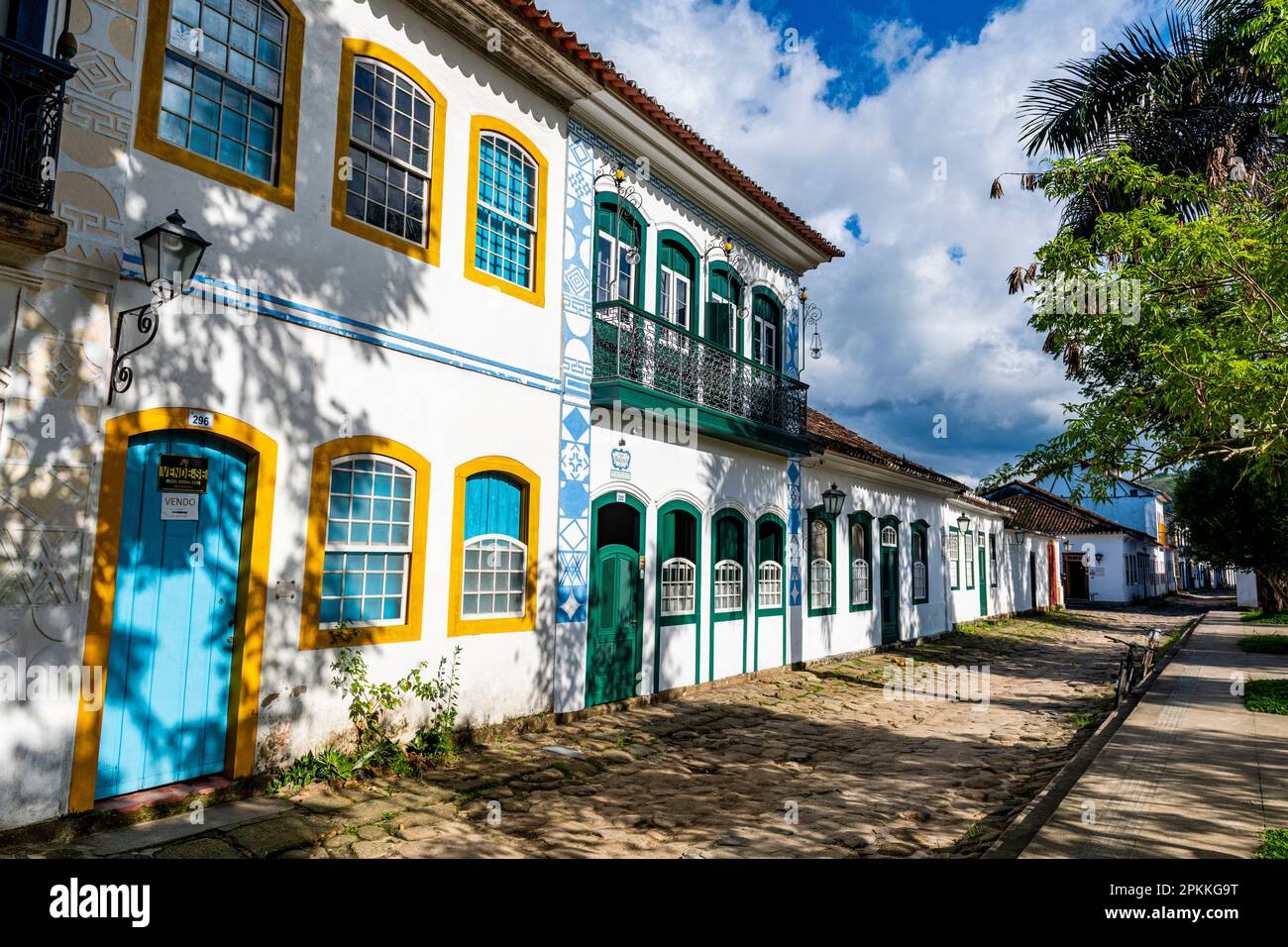 Colonial buildings, Paraty, UNESCO World Heritage Site, Brazil, South ...