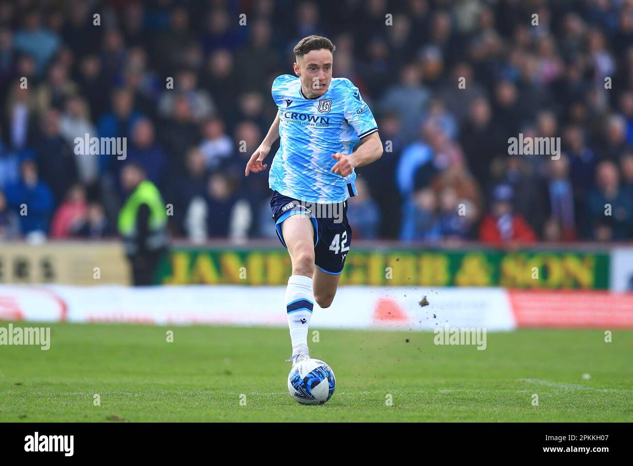 8th April 2023; Gayfield Park, Dundee, Scotland: Scottish Championship ...