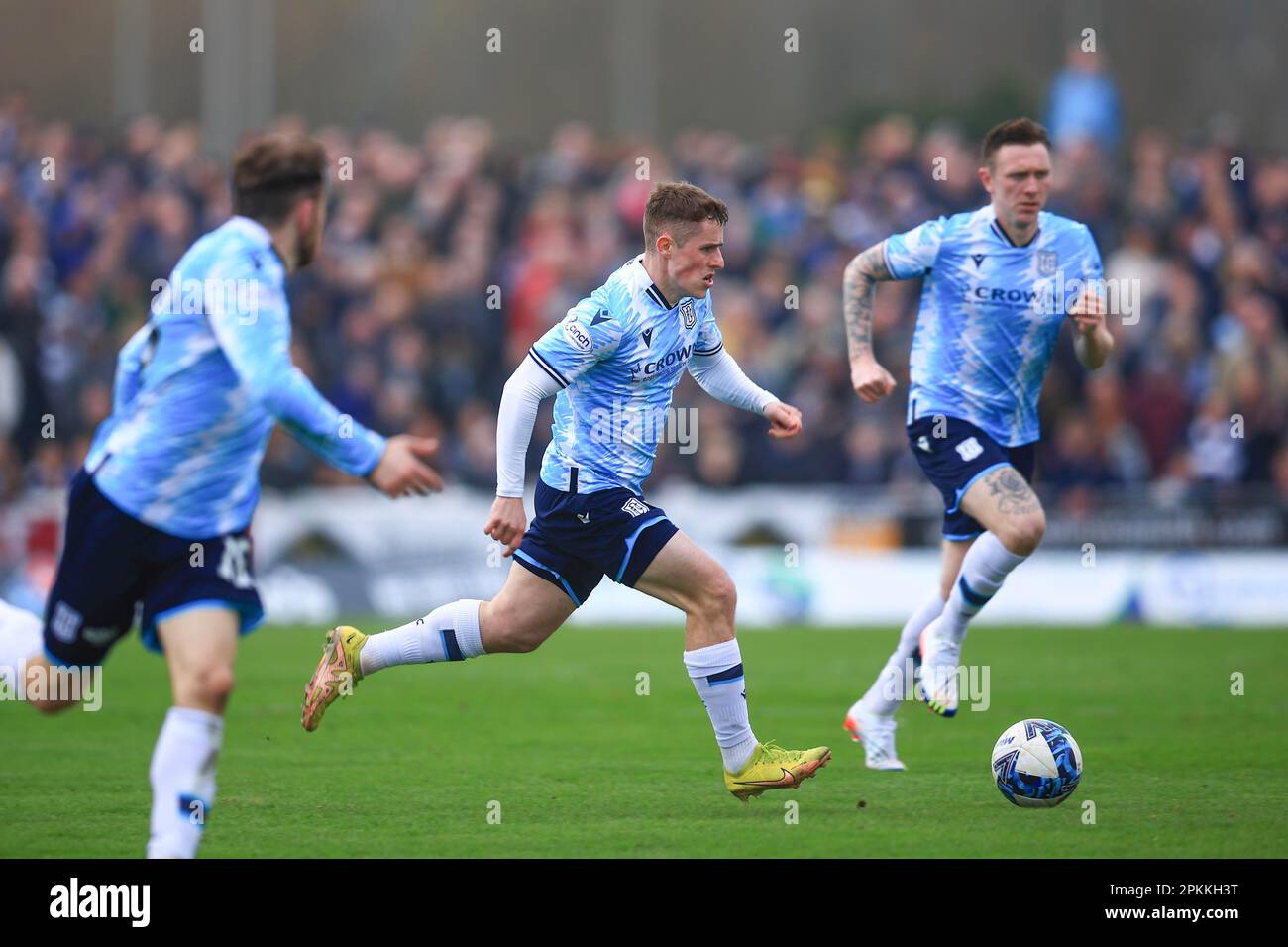 8th April 2023; Gayfield Park, Dundee, Scotland: Scottish Championship ...