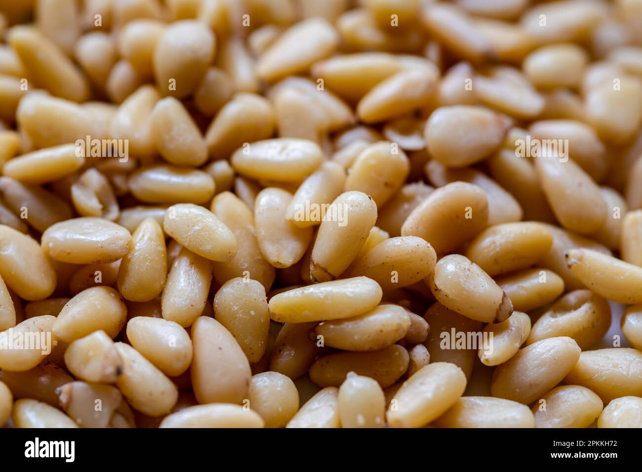 closeup of peeled pine nuts Stock Photo - Alamy