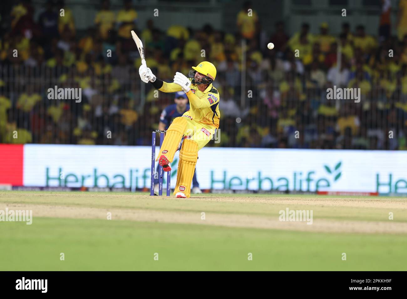Match No 6 : TATA IPL 2023: CSK Vs LSG : MS Dhoni Stock Photo - Alamy
