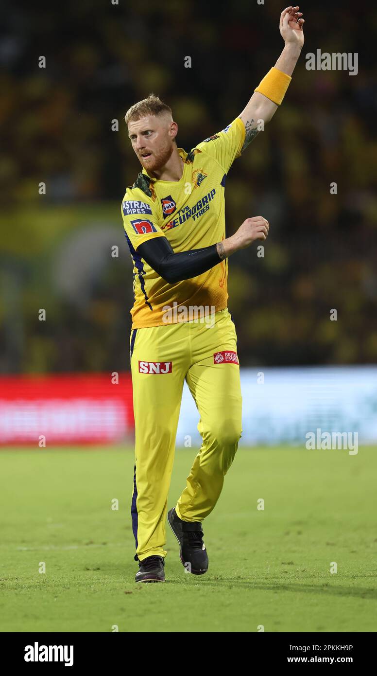 Match No 6 : TATA IPL 2023: CSK Vs LSG : Ben Stokes Stock Photo - Alamy