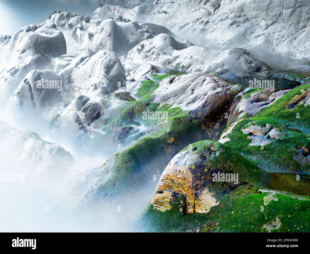 Flysch on the Cantabrian Sea, Tapia de Casariego, Asturias, Spain Stock ...