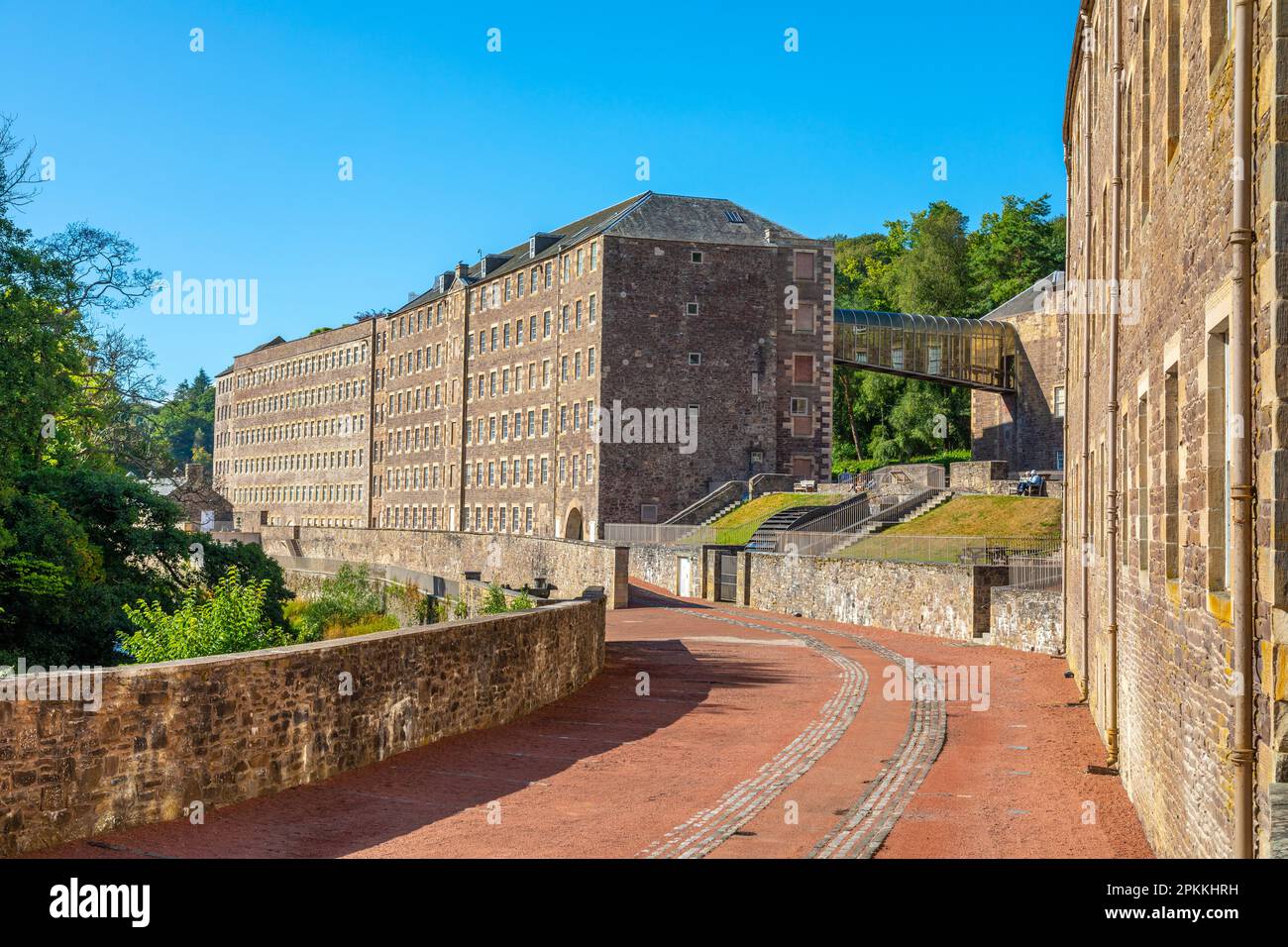 New Lanark, UNESCO World Heritage Site, Lanarkshire, Scotland, United ...