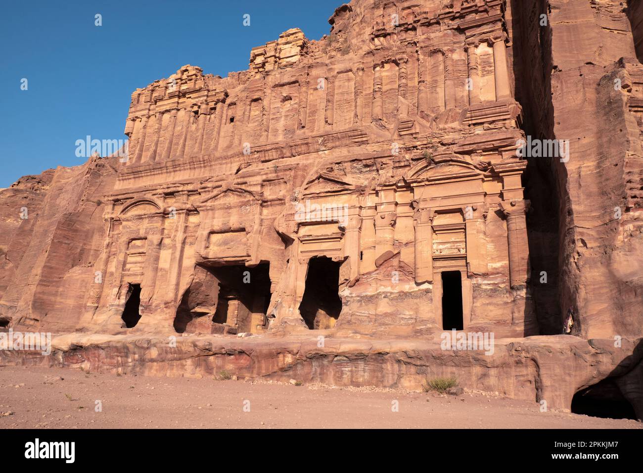 Palace tomb and royal tombs, Petra, UNESCO World Heritage Site, Jordan ...