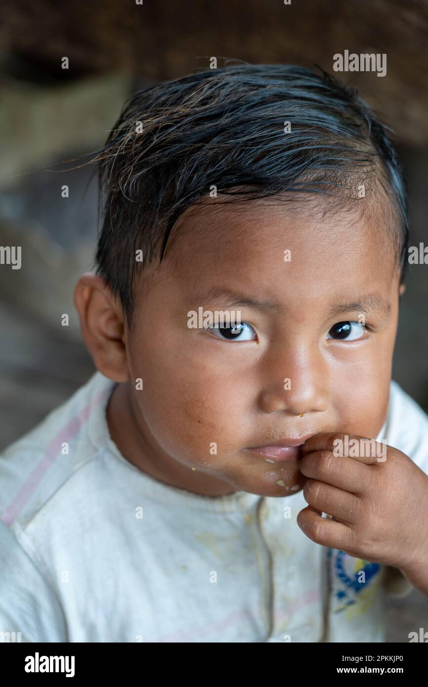 Faces of Peru: Riberenos of the Amazon Stock Photo - Alamy