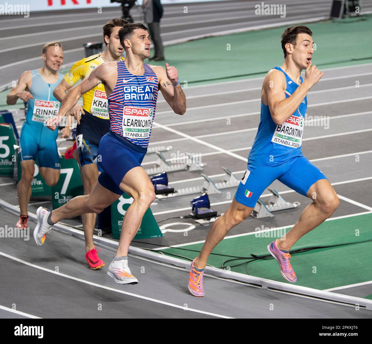 Guy Learmonth of Great Britain & NI competing in the men’s 800m semi ...