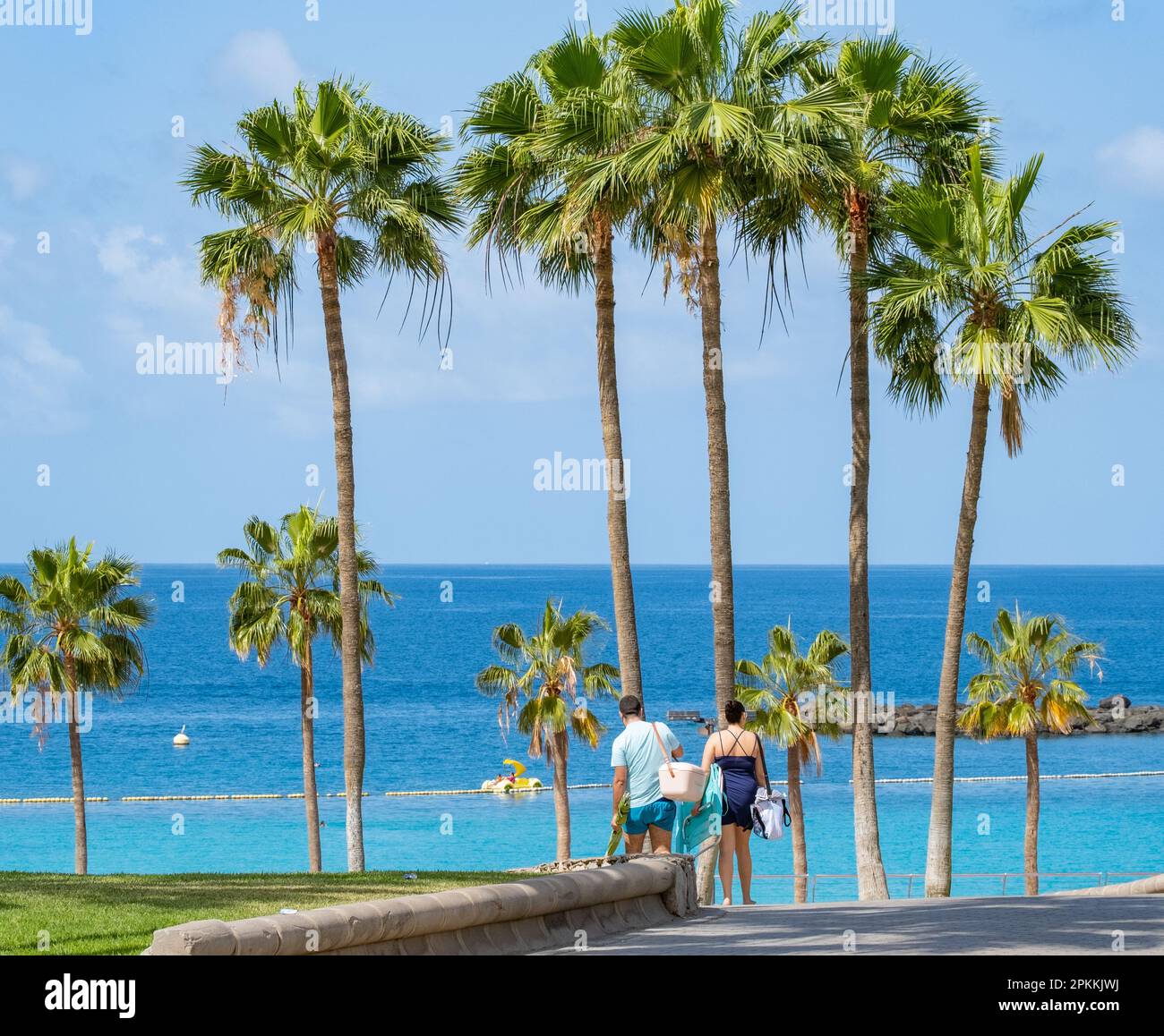 Gran Canaria, Canary Islands, Spain. 8th April 2023. Tourists, many ...