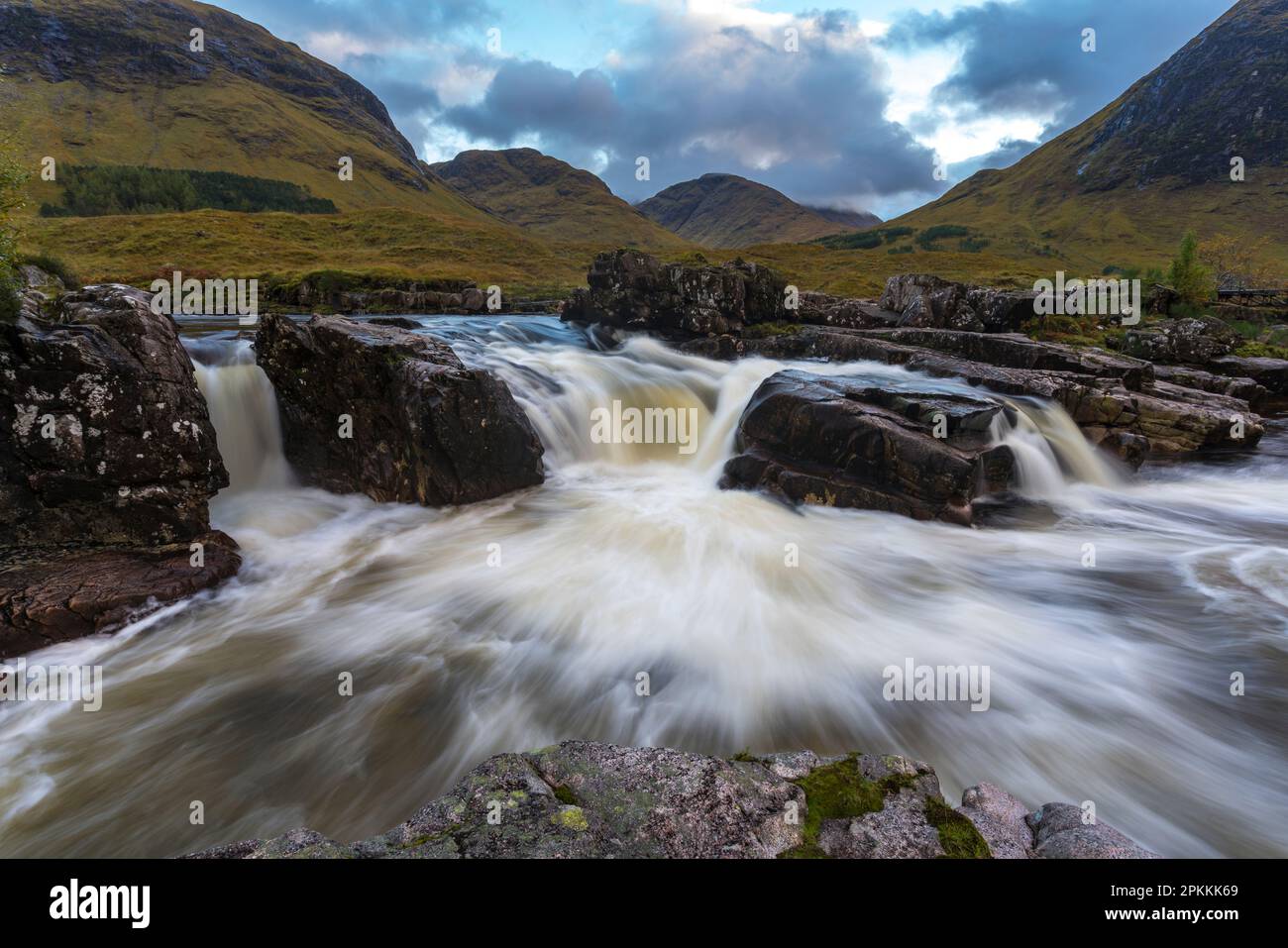River Etive, Glencoe, Highlands, Scotland, United Kingdom, Europe Stock ...