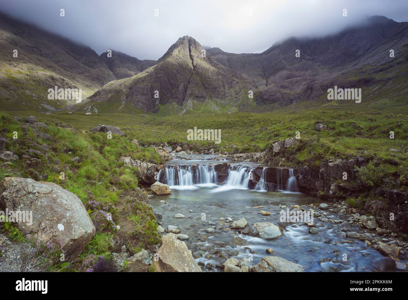 Waterfall at Fairy Pools, Isle of Skye, Inner Hebrides, Scotland ...